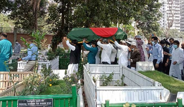 Former president Shahabuddin laid to rest