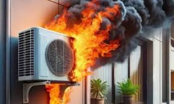 4 of a family injured in AC explosion